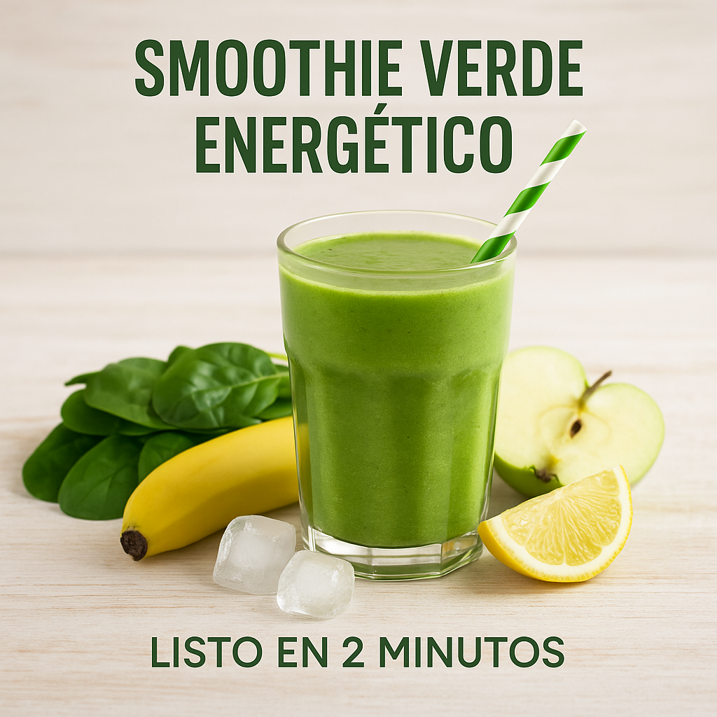 Smoothie Verde Energético: listo en 2 minutos .💪 – MyFitness Woman